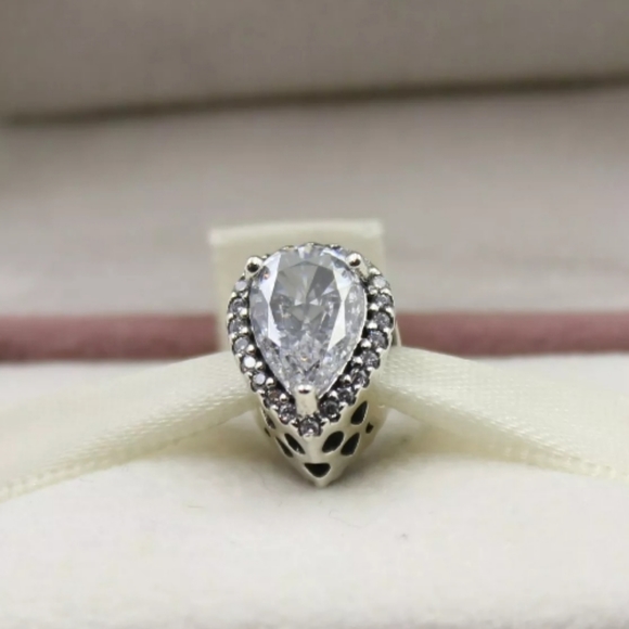 Pandora | Jewelry | Pandora Radiant Teardrop Charm | Poshmark